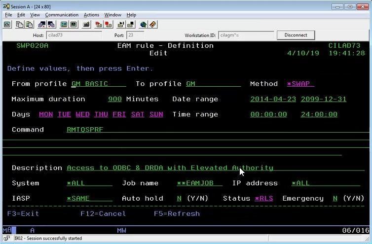 IBM i Profile Swapping for Temporary Elevated Authority - Used AS400 ...