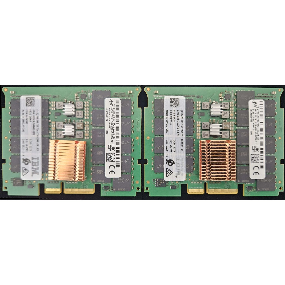 IBM 327B 78P7345 EM6X 128GB DDR4 Power10 Memory