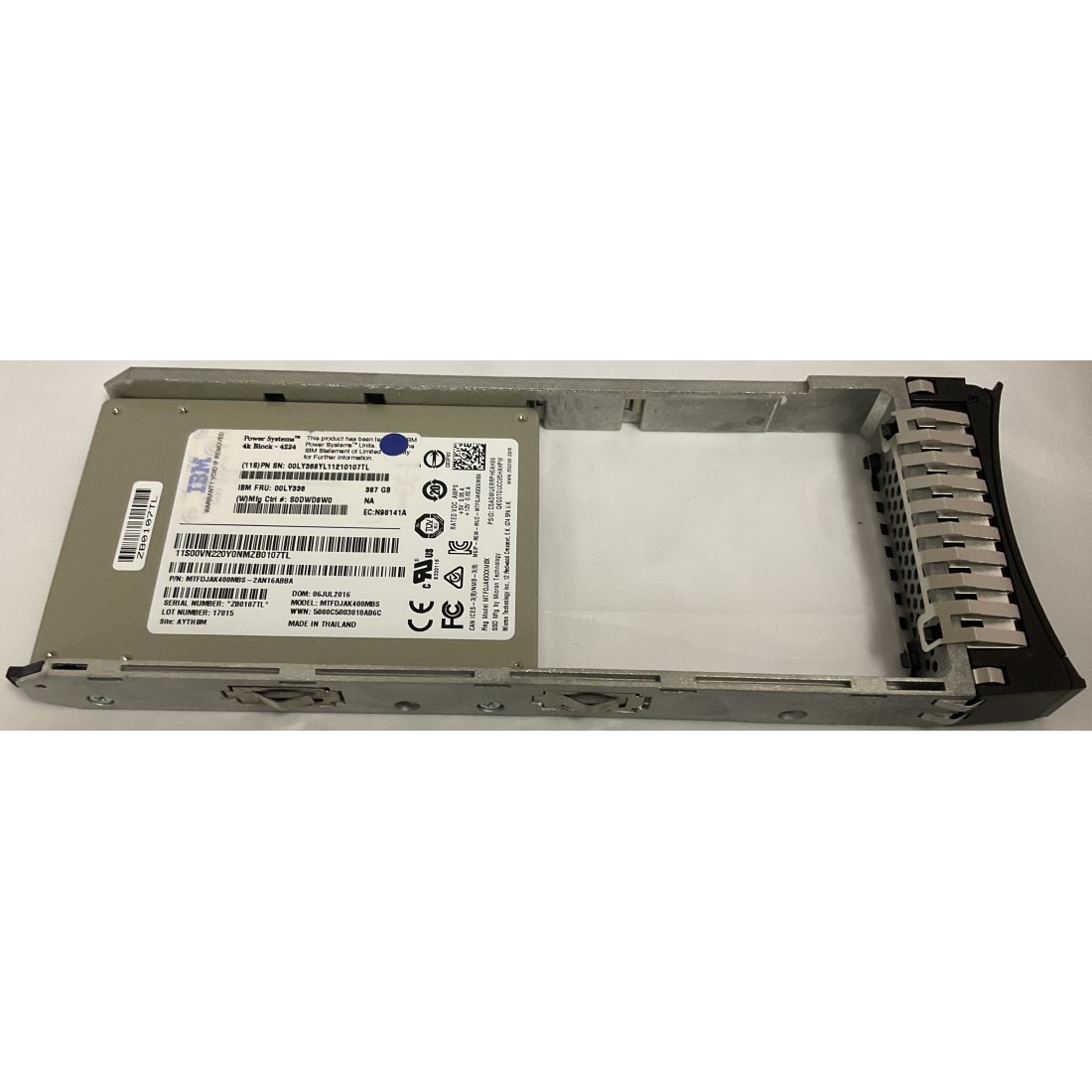 00LY336 IBM 5B10 387GB 4K Enterprise SSD