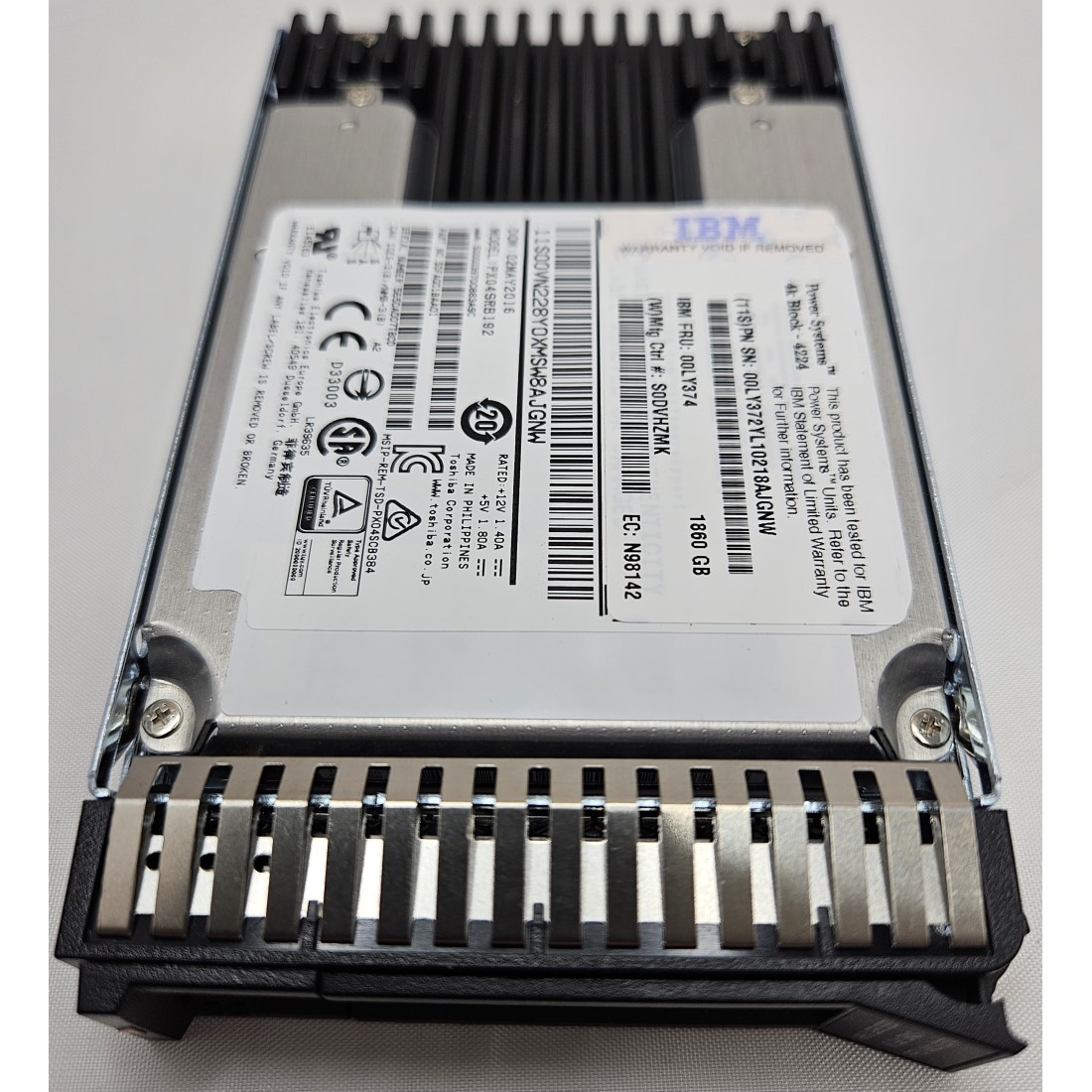 IBM ES8K 1.9TB SSD Read Intensive SAS 4k SFF-3 eMLC4 for IBM i
