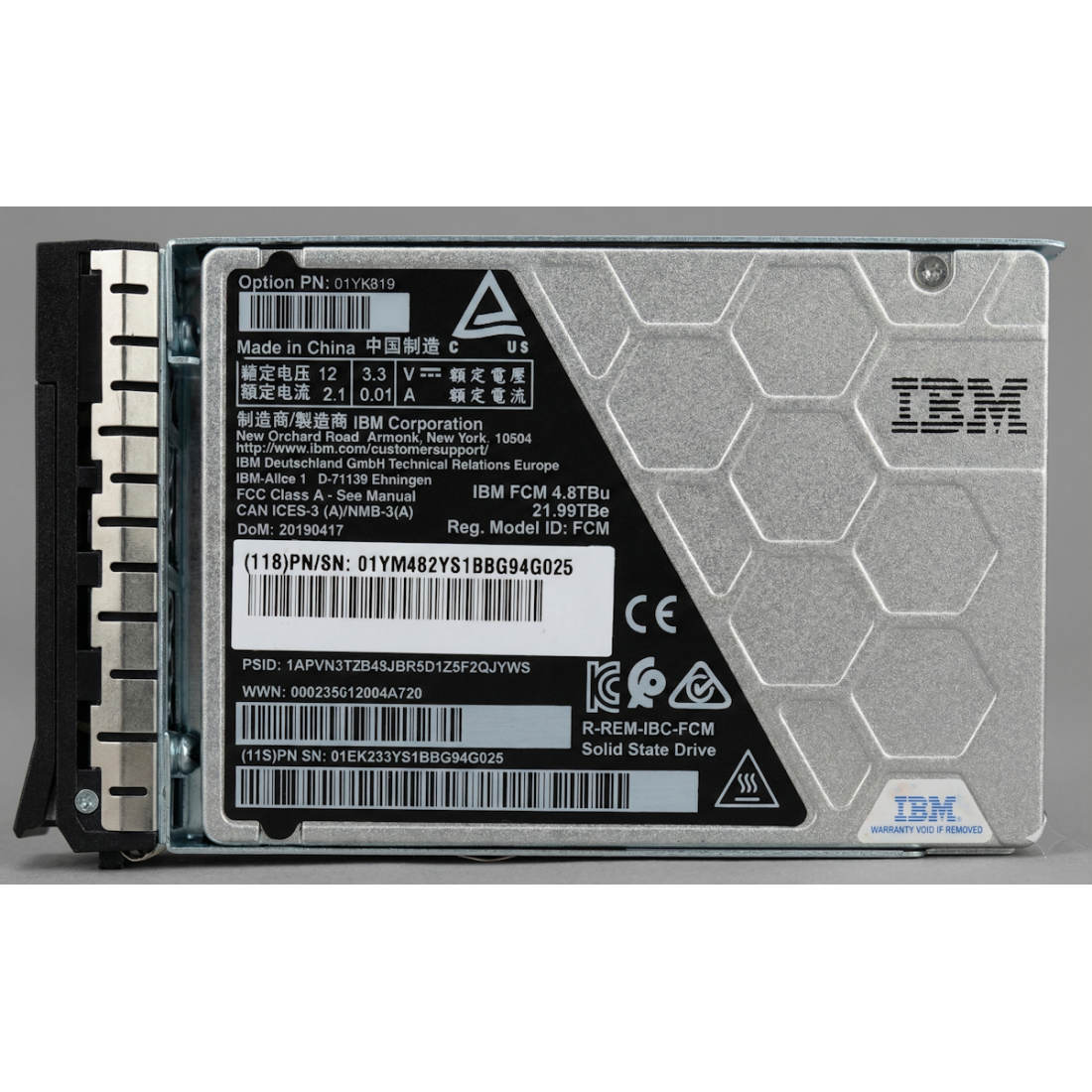 IBM AHS5 4.8 TB NVMe Flash Core Module