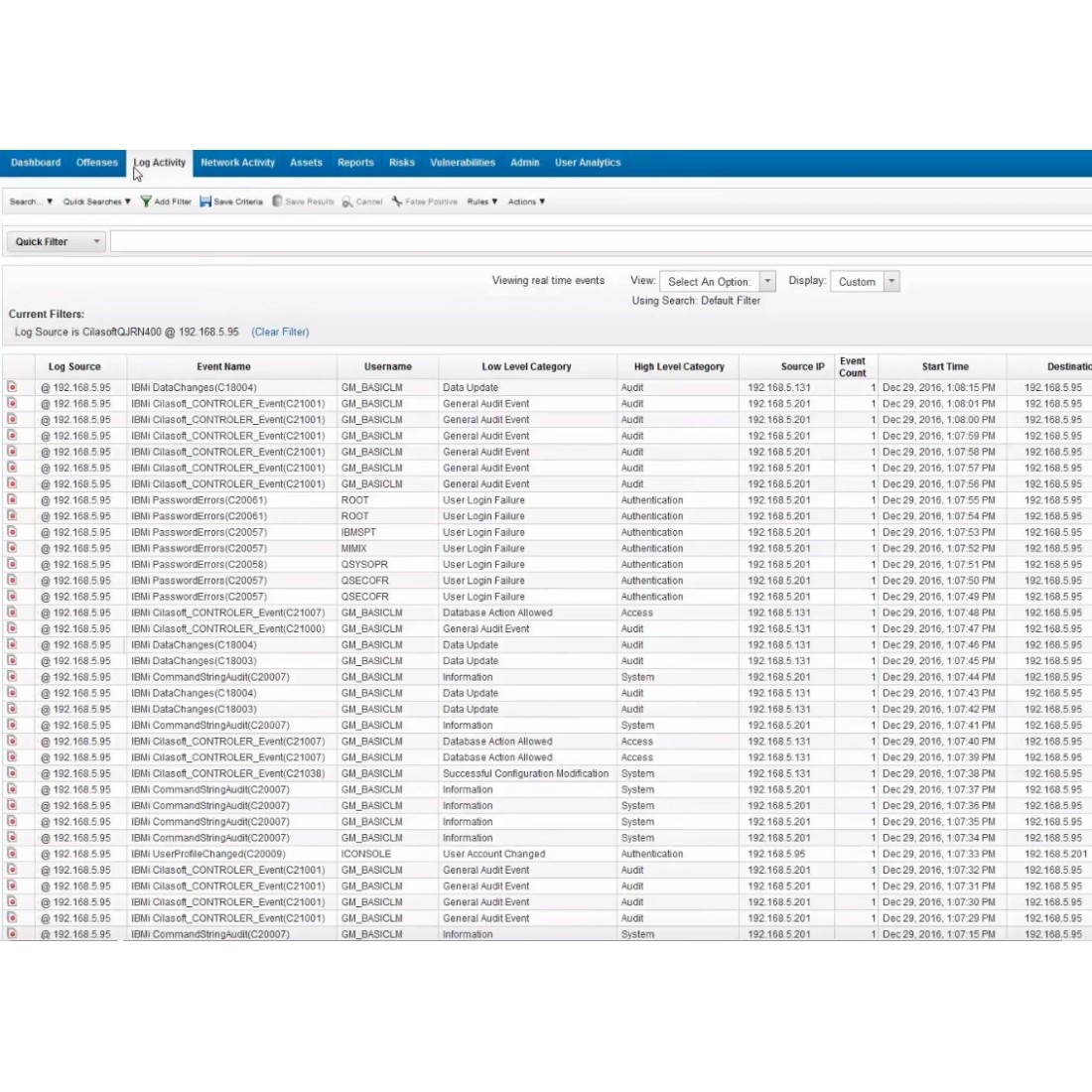 QRadar SIEM: IBM i AS400 Event Log Forwarding